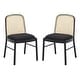 SAFAVIEH Couture Annmarie Rattan Back Dining Chair (Set of 2) - 18 in ...