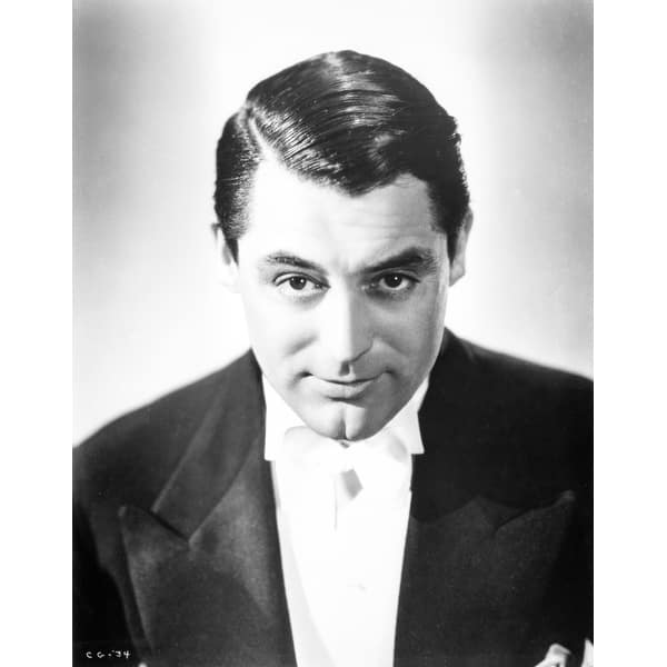 Cary Grant Hair Parted With Formal Jacket Photo Print - Bed Bath ...