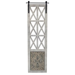 Stratton Home Decor Distressed Door Panel Wall Decor - Bed Bath ...