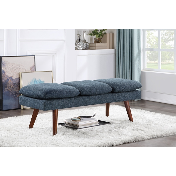 Mid century bench seat store