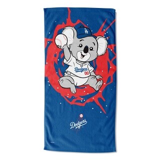 MLB Mascots Los Angeles Dodgers Printed Beach Towel - 30x60 - Bed Bath ...