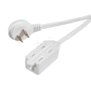 157.48 in.White Plastic Indoor Triple Outlet American Imaginations ...