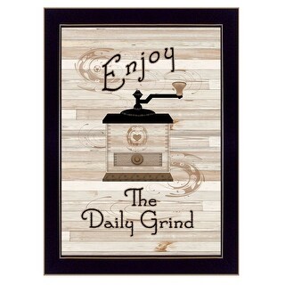 The Daily Grind 3 Black Framed Print Wall Art - Bed Bath & Beyond ...
