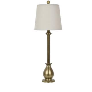 TNT Polyresin Buffet Lamp with Shade Gold 29.5" - 29.5 - Bed Bath ...