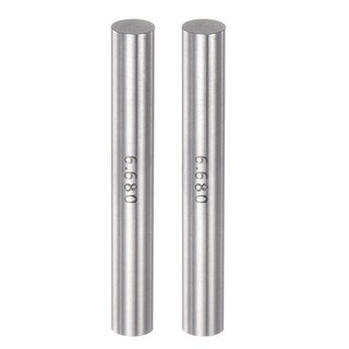 2pcs Go No-Go Plug Gage 6.68mm Gauge Dia Gcr15 Bearing Steel 0.001mm ...