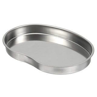 Stainless Steel Tray, 21x15cm Curved Flat Dish Basin for Lab Instrument ...