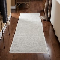 TOWN & COUNTRY LUXE Maya Medallion Tile Neutral Indoor Area Rug with ...