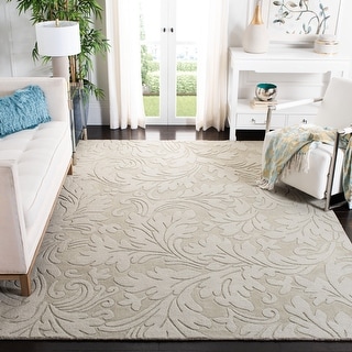 SAFAVIEH Handmade Impressions Yulisa Modern Scrolls Wool Rug - Bed Bath ...