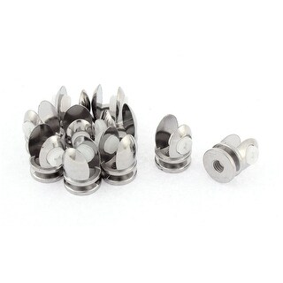 Plastic Screw 5-8mm Thickness Glass Shelf Clip Support Bracket 10pcs ...