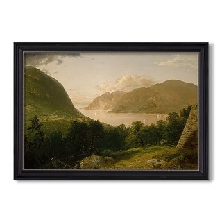 Hudson River Scene 1857-John Frederick Kensett-Custom Framed Canvas ...