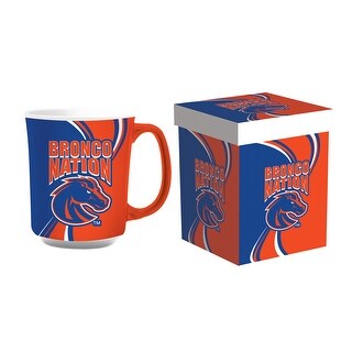 Boise State University, 14 oz Ceramic Coffee Mug w/ Gift Box - Bed Bath ...