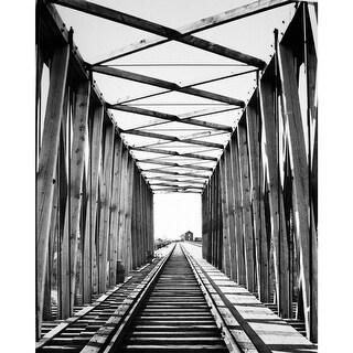 Railroad Bridge Red River. /Nlooking West Through The Original Northern ...