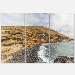 Designart Peninsula Going Beyond The Horizon Contemporary Seascape