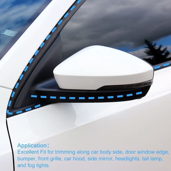 16.4Ft Automotive Molding Trim Strip for Door Window, Glass Color ...