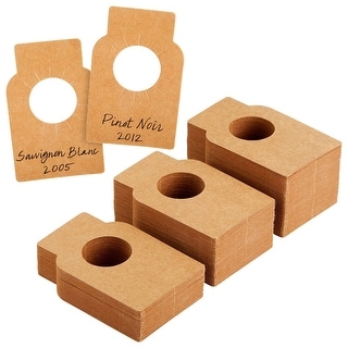 300Pcs Kraft Wine Bottle Tags Brown Beverage Labels - Bed Bath & Beyond ...