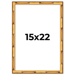 15x22 Frame Gold Real Wood Picture Frame Width 1 inches | Interior ...