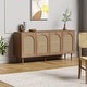 Uirico 63''W Multifunctional 4-door Buffet Sideboard Cabinet with ...