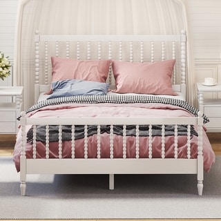 Minimalist Queen Size Platform Slat Bed Frame Wood Slat Support Panel ...