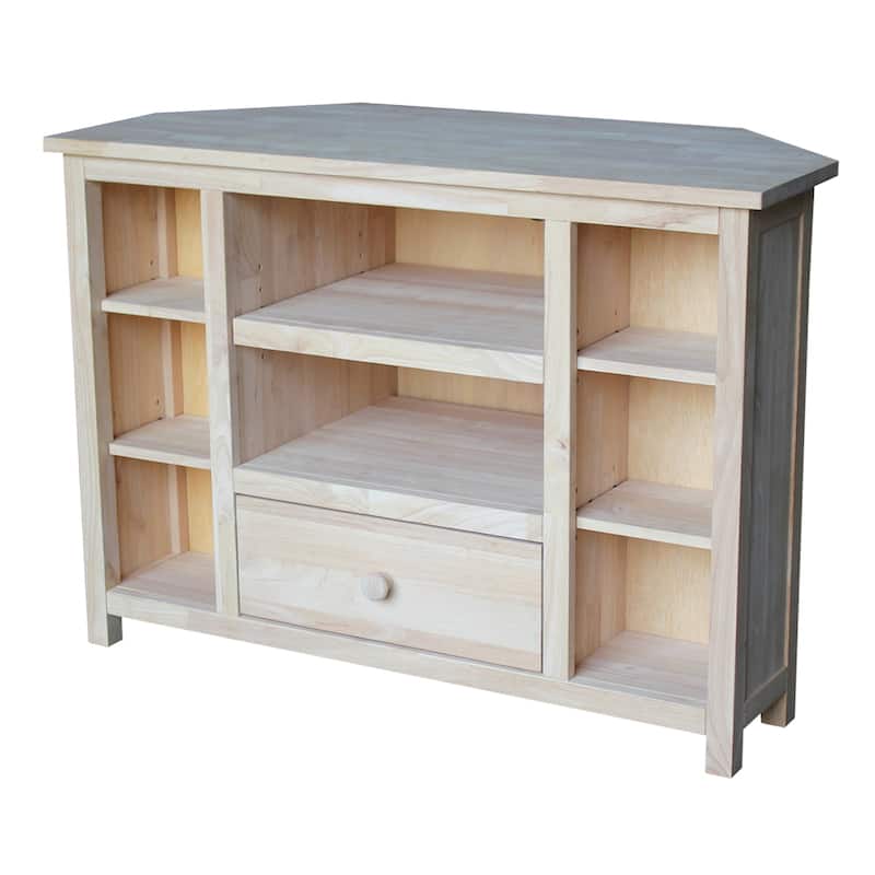 Solid Parawood Entertainment Stand - 72"W x 17"D x 30"W - On Sale ...