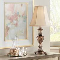 Traditional Accent Table Lamp 21" High Warm Bronze Bedroom Living Room ...
