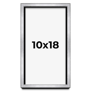 10x18 Shadow Box Frame Silver | 1.375 Inches Deep Real Wood - Bed Bath ...
