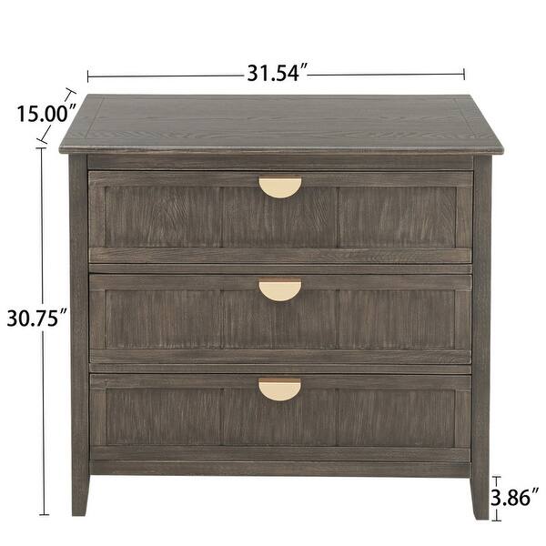 Wood 3 Drawer Wood Storage Chest for bedroom - Bed Bath & Beyond - 37773843