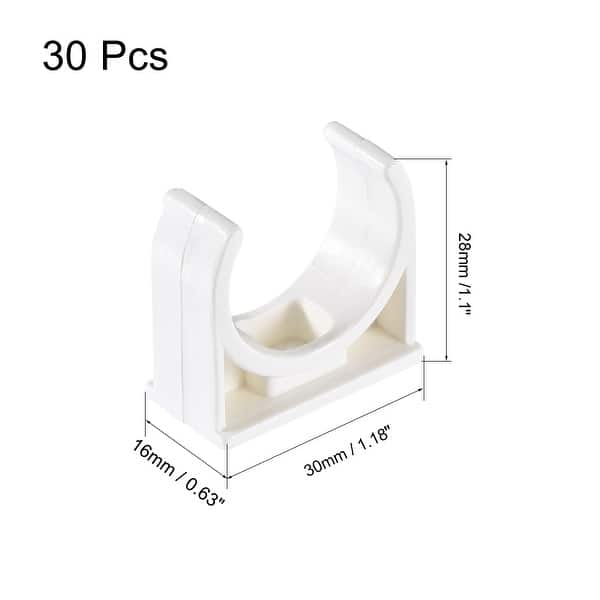 PVC Pipe Clamps Clips ,Fit for OD TV Trays Tubing Hose Hanger Support ...