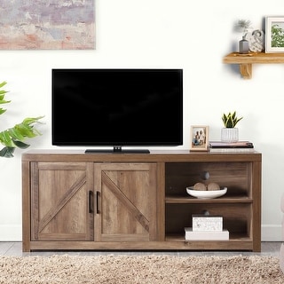 Ledel 58" TV Stand Console Entertainment Center for TVs up to 65-inch ...