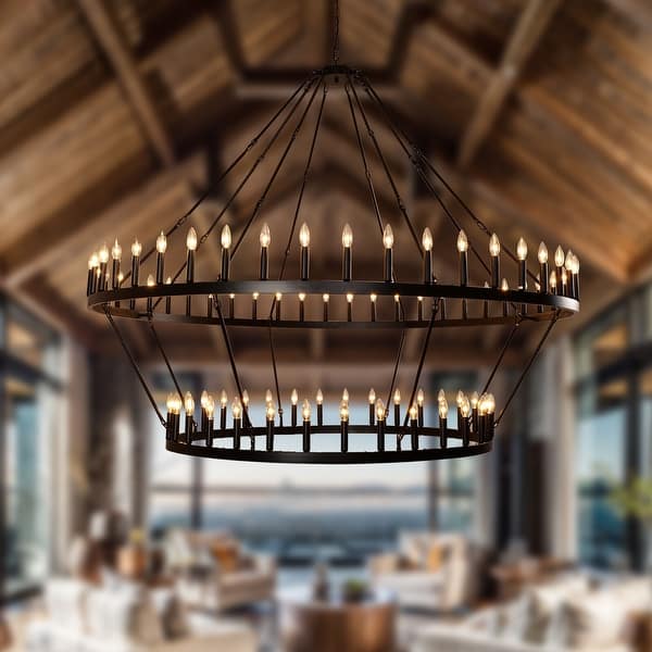 cartwheel chandelier