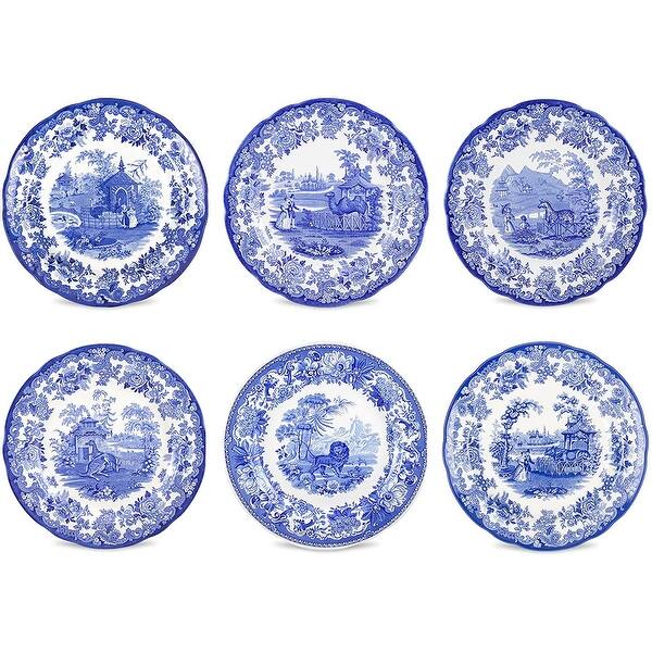 Spode Blue Room Plate Set of 6 - Bed Bath & Beyond - 3489034
