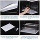 Clear Acrylic Display Case with LED Light 2 Tier Box 12.6x7.09x10.43 ...