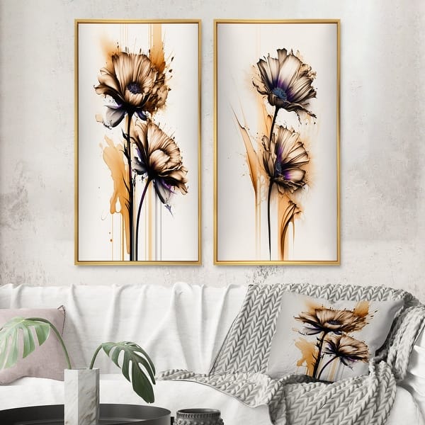 gerbera wall art