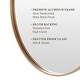 Ledel Modern Metal Framed Bathroom Vanity Mirror Round Accent Wall ...