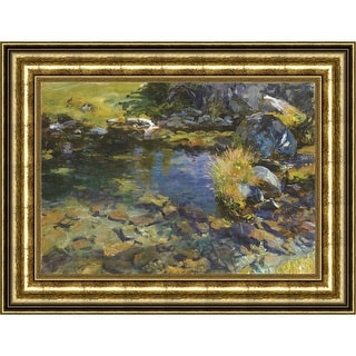 Alpine Pool by John Singer Sargent Giclee Print Oil Painting Gold Frame ...