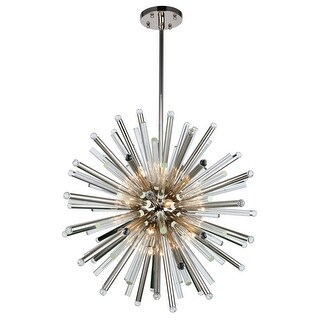 Maxwell 21 light polished Nickel Chandelier Clear Royal Cut Crystal ...