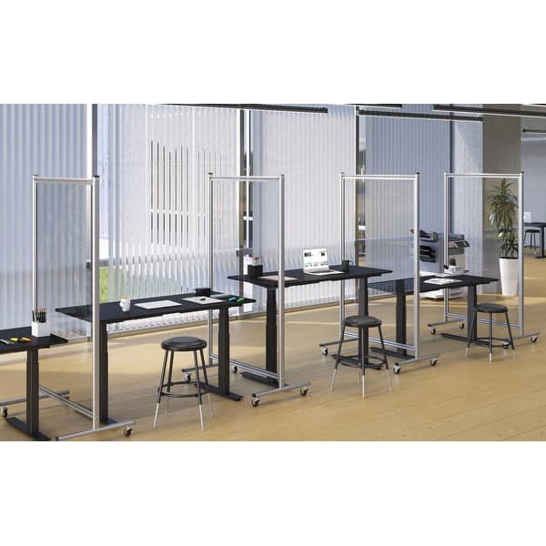 Mobile Clear Acrylic Room Divider/Sneeze Guard - Bed Bath & Beyond ...