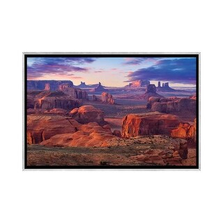 iCanvas "Hunts Mesa Monument Valley Sunset" by Susanne Kremer Framed ...