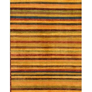 Ahgly Company Machine Washable Abstract Dark Orange Area Rugs - Bed ...