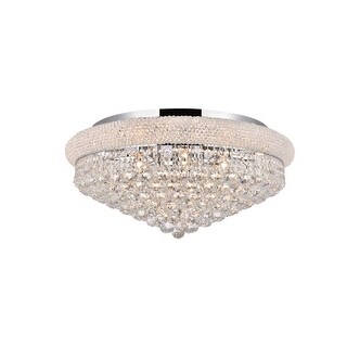 Elegant Lighting V1800F28/RC Primo 15 Light 28" Wide Flush Mount - Bed ...