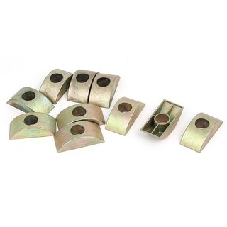 8mm Hole Dia Furniture Connector Half Moon Nuts Spacer Washer 10PCS ...