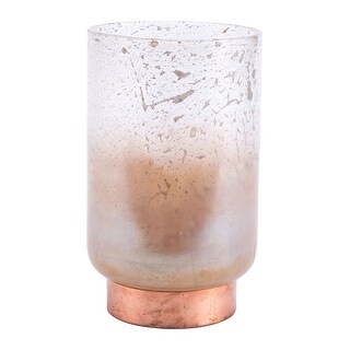 Large Eliza Vase Translucent & Copper - Bed Bath & Beyond - 20565824