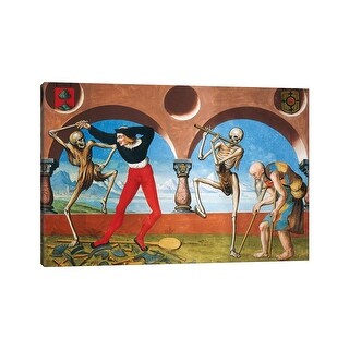 iCanvas "Death, Artisan And Beggar From The Dance Of Death Cycle By ...