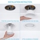 12 Pack Ceiling Can Light Trim for 6" Recessed Can, Full Metal Baffle ...