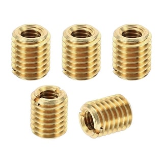 Brass Threaded Repair Insert Nut, M10x1.5 to M6x1 Reducing Nut 12mm ...