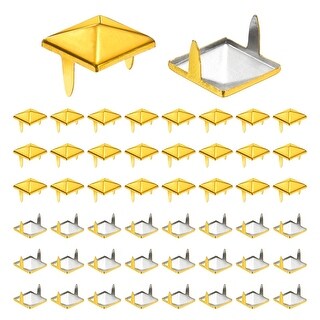 Square Pyramid Rivets - Pyramid Studs Metal Claw Beads Nailhead Studs ...