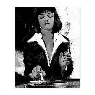 Mia Wallace Illustrations Pulp Fiction TV Movies Art Print/Poster - Bed ...