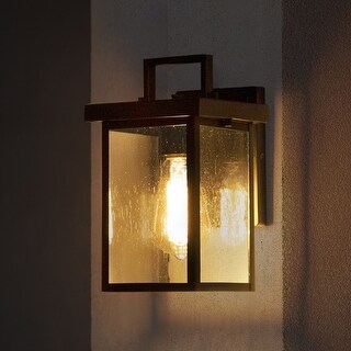 Bern Modern Matte Black Outdoor Lantern Wall Sconce - Bed Bath & Beyond - 33544933