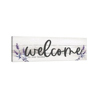 iCanvas "Welcome To Our Home " by Susie Boyer Canvas Print - Bed Bath ...