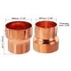 Copper Reducer, Pure Copper Reducing Coupling Fitting Pipe Tube ...