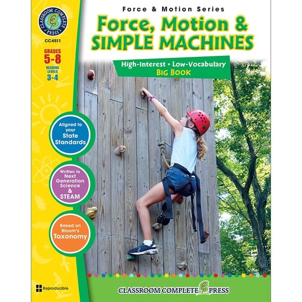 Force Motion & Simple Machines Big Book - Bed Bath & Beyond - 22139568